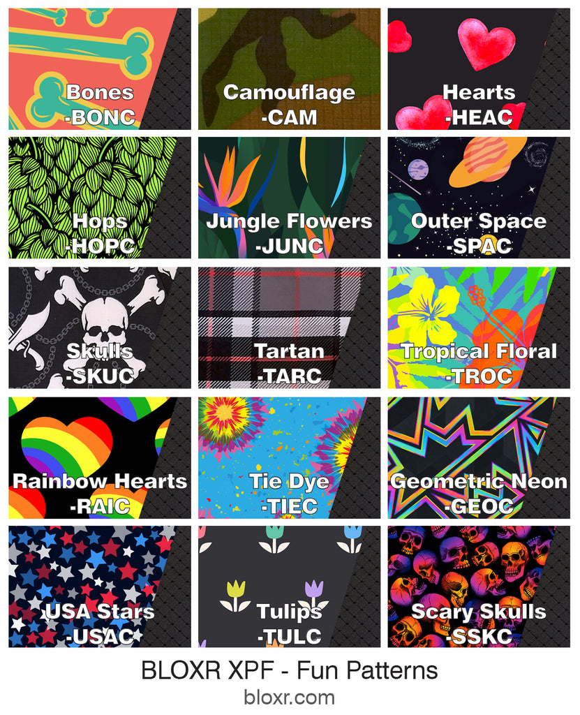 BLOXR® XPF® Thyroid Collar with Magnet closure, fun patterns – BLOXR ...